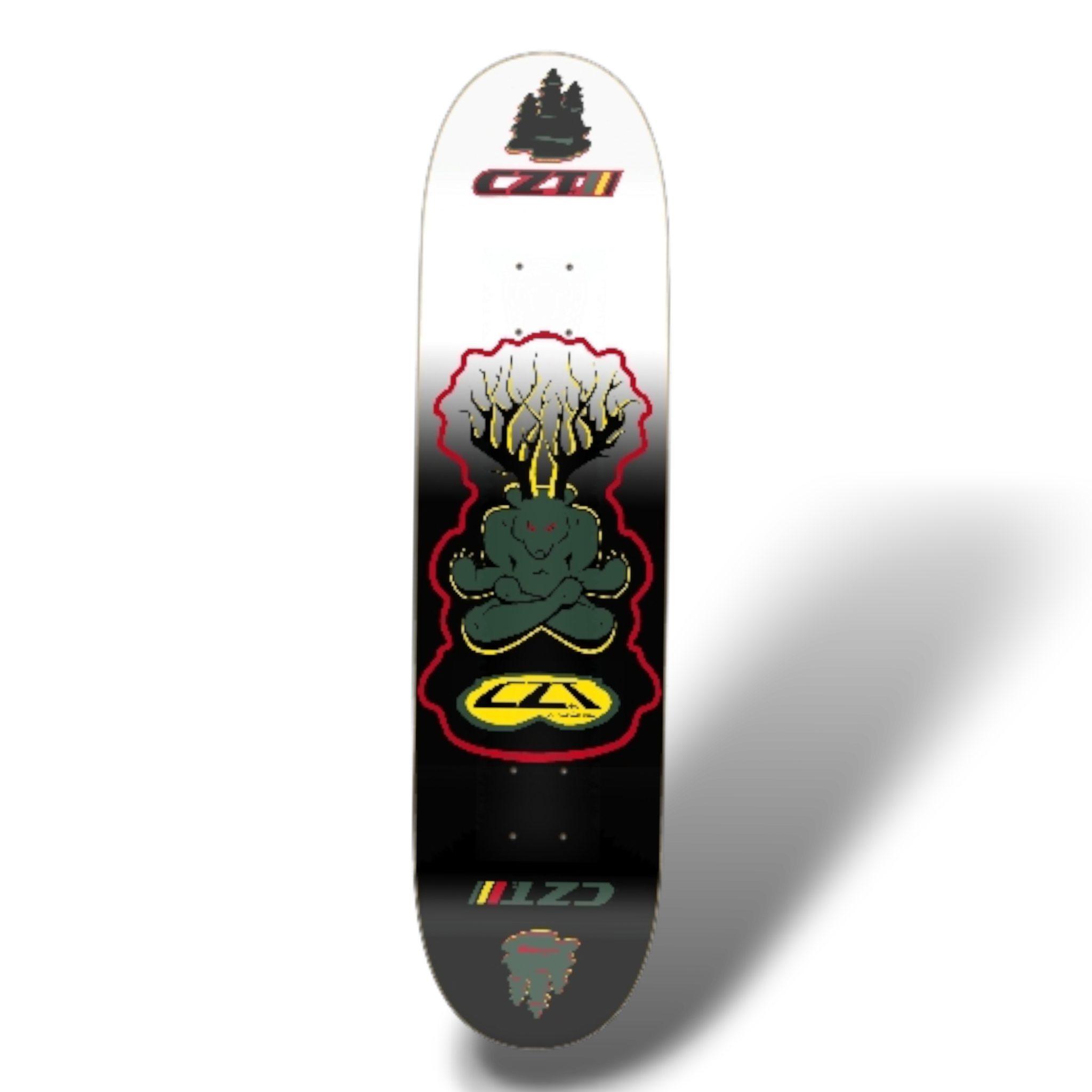 CZT BBB Two-Tone Rasta Deck - 8.0" – CZT [CITI-ZEN-THEORY]